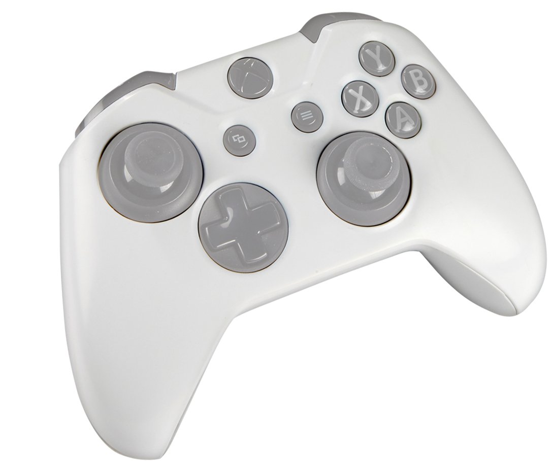 Gioteck Controller Skin Plus White with Built-In Battery - Xbox One