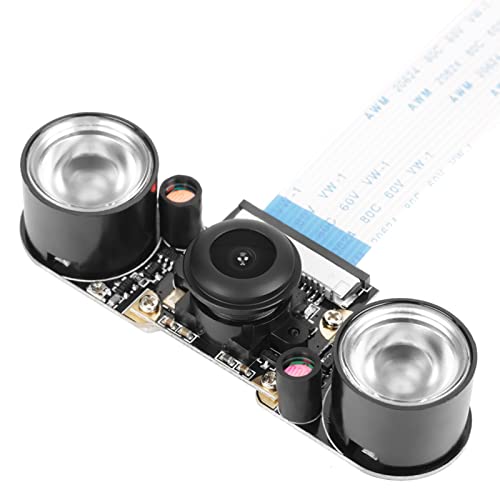 Camera Module Board, Night Vision Camera Module Camera Module, 5 Million Pixels, 850 Fill Lights for Raspberry Pi Family Travel Outdoor