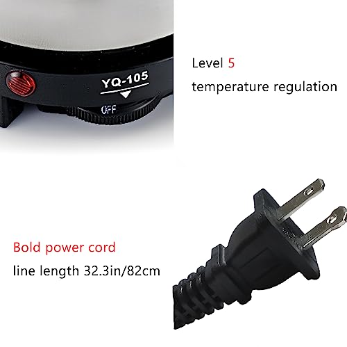 OIHYA 500w Small Hot Plate,Multi-function Mini Portable Electric Stove Hot Burner For Home Kitchen Cooking 110v