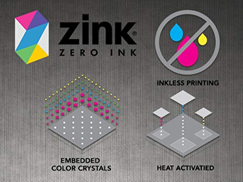 Polaroid 2x3 inch Premium Zink Photo Paper (100 Sheets) Compatible with Polaroid Snap, Snap Touch and Zip.