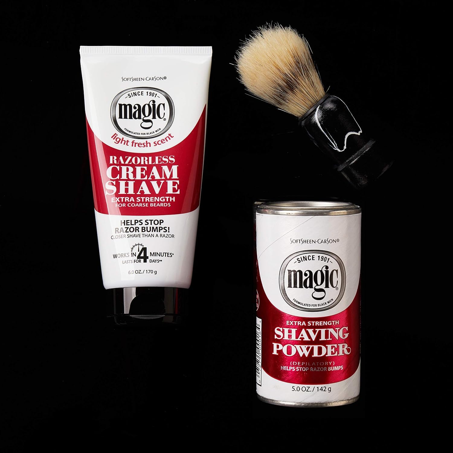 Magic Razorless Cream Shave Extra Strength 6 Ounce (177ml) (6 Pack)