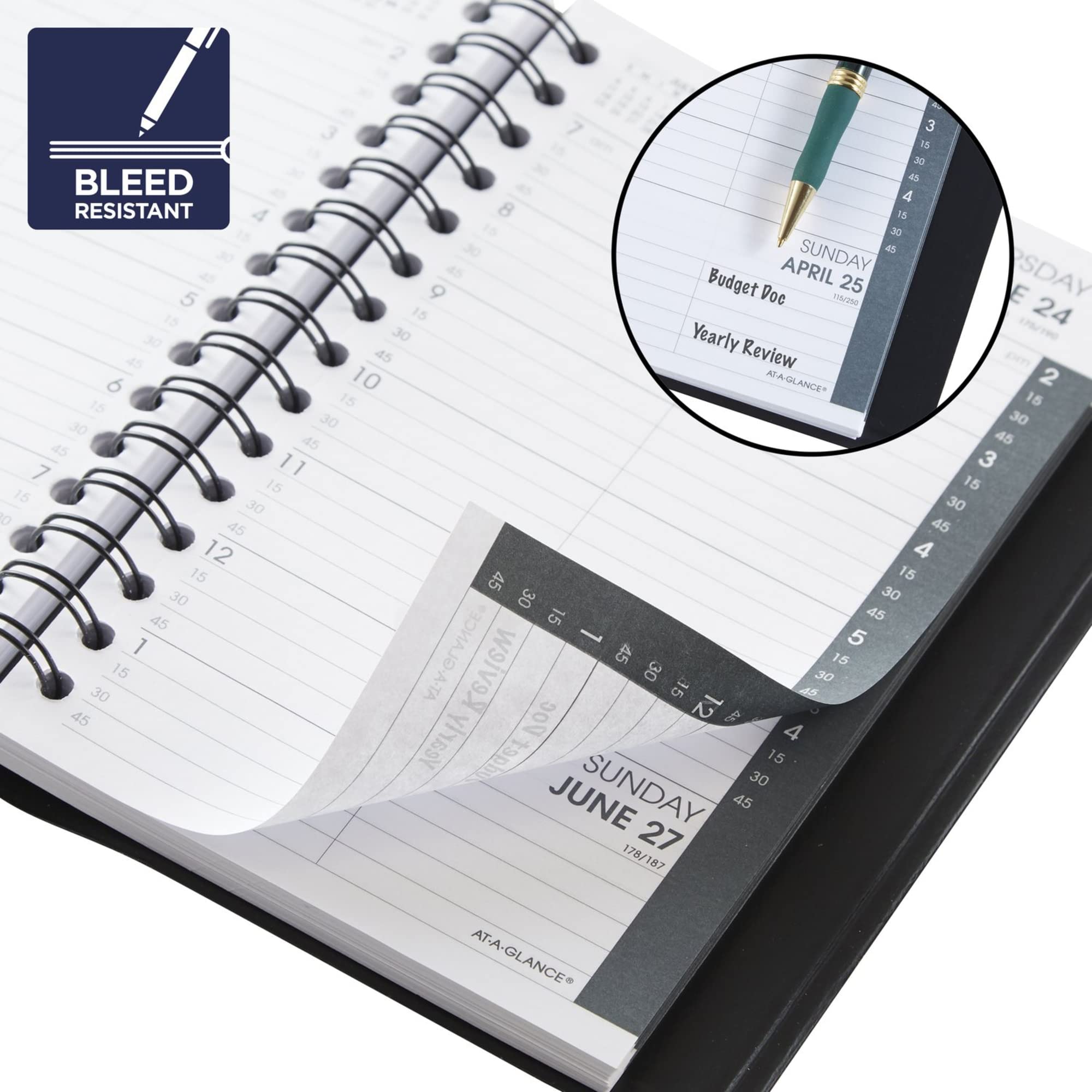 AT-A-GLANCE 2022 Weekly Appointment Book & Planner by AT-A-GLANCE, 5" x 8", Small, Fashion, Blue (7010820)