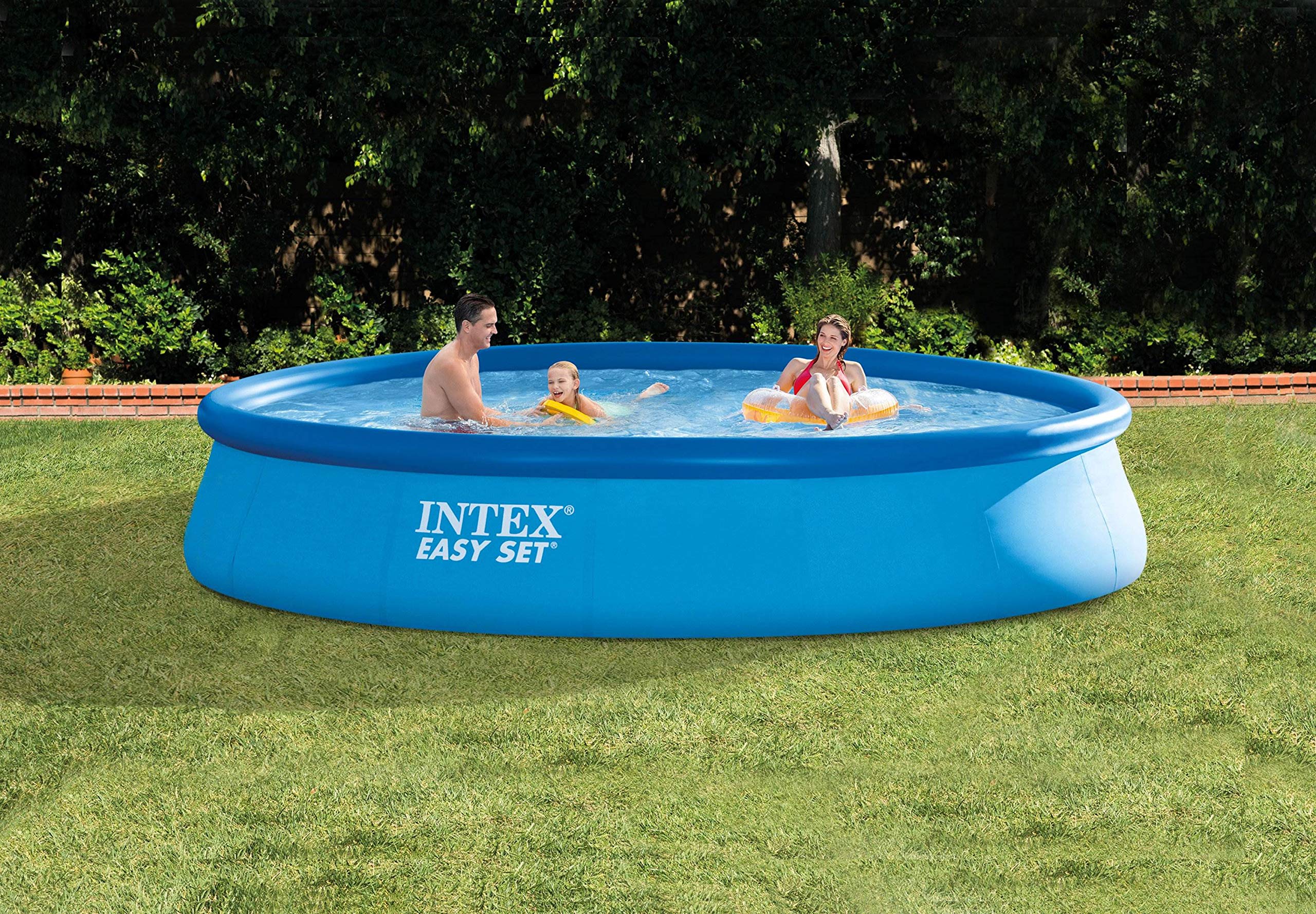 Intex 13ft x 32in Easy Set Above Ground Swimming Pool and 530 GPH Pump (2 Pack)