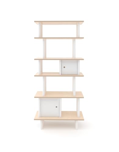 Oeuf Vertical Mini Library - Birch, White