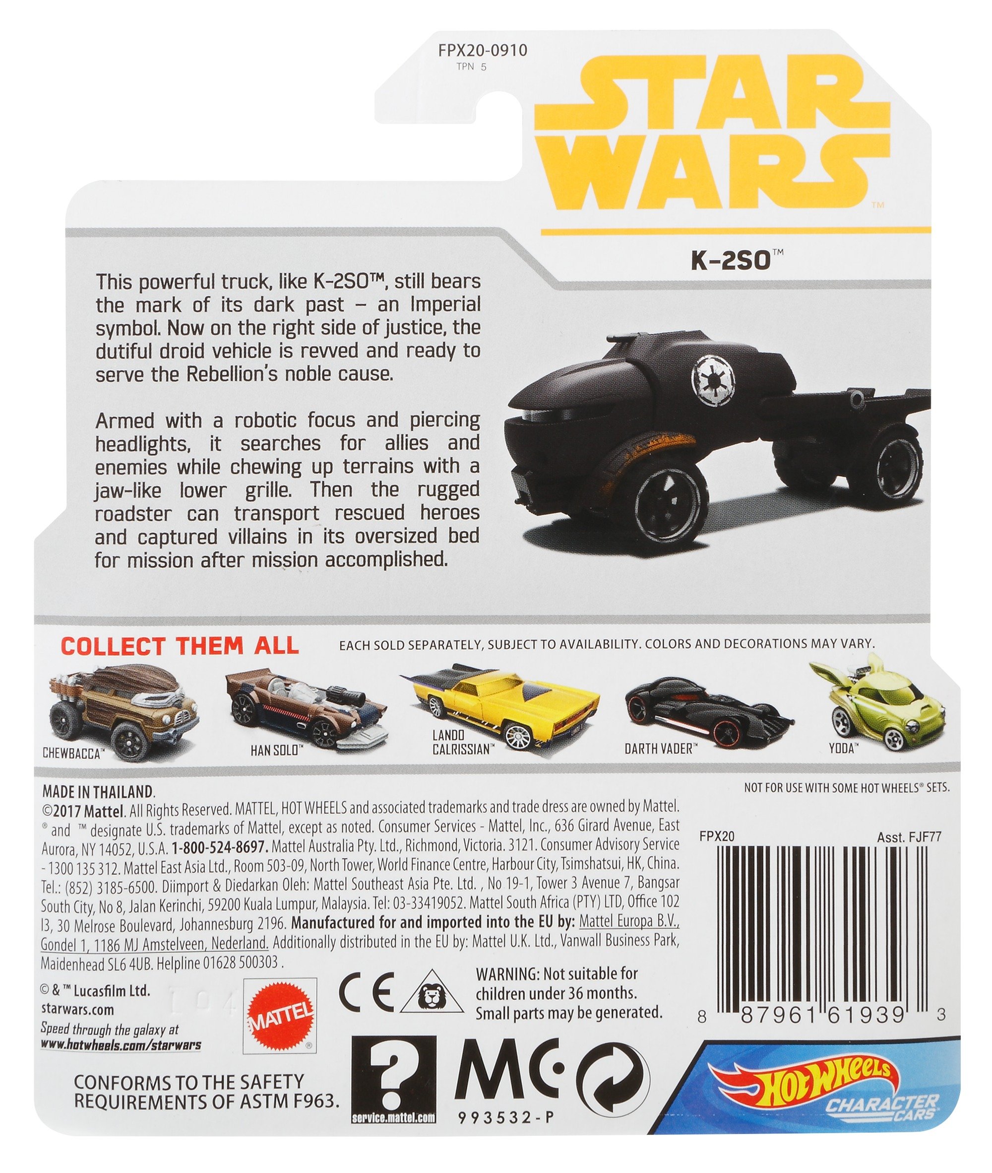 Hot Wheels K-2So Vehicle