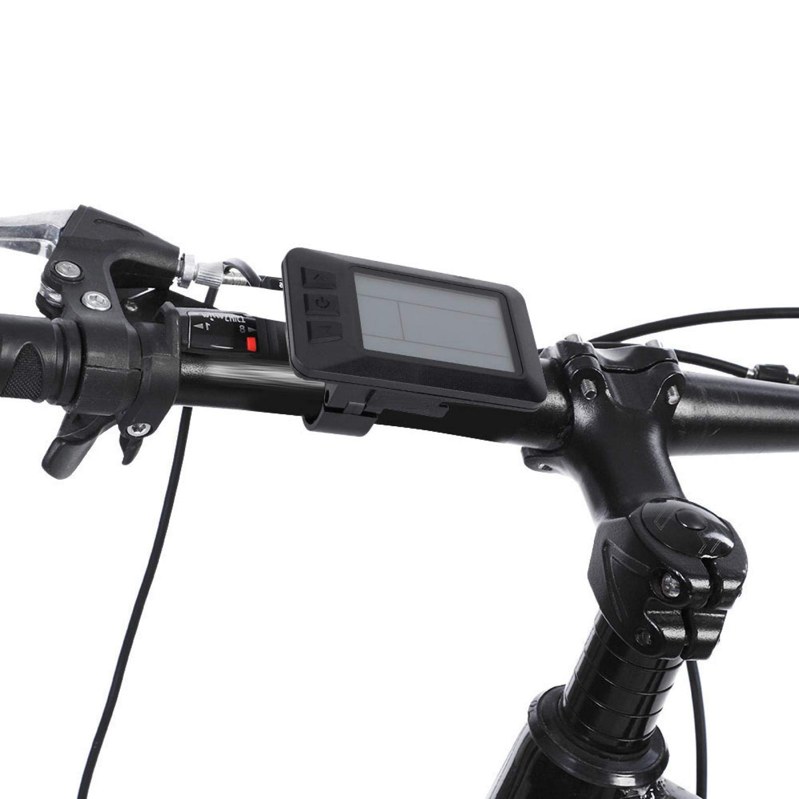 Bike Conversion LCD Instrument, LCD Display Used for E-Bike Kit with Waterproof Connector USB for Electric Bike E-Bike