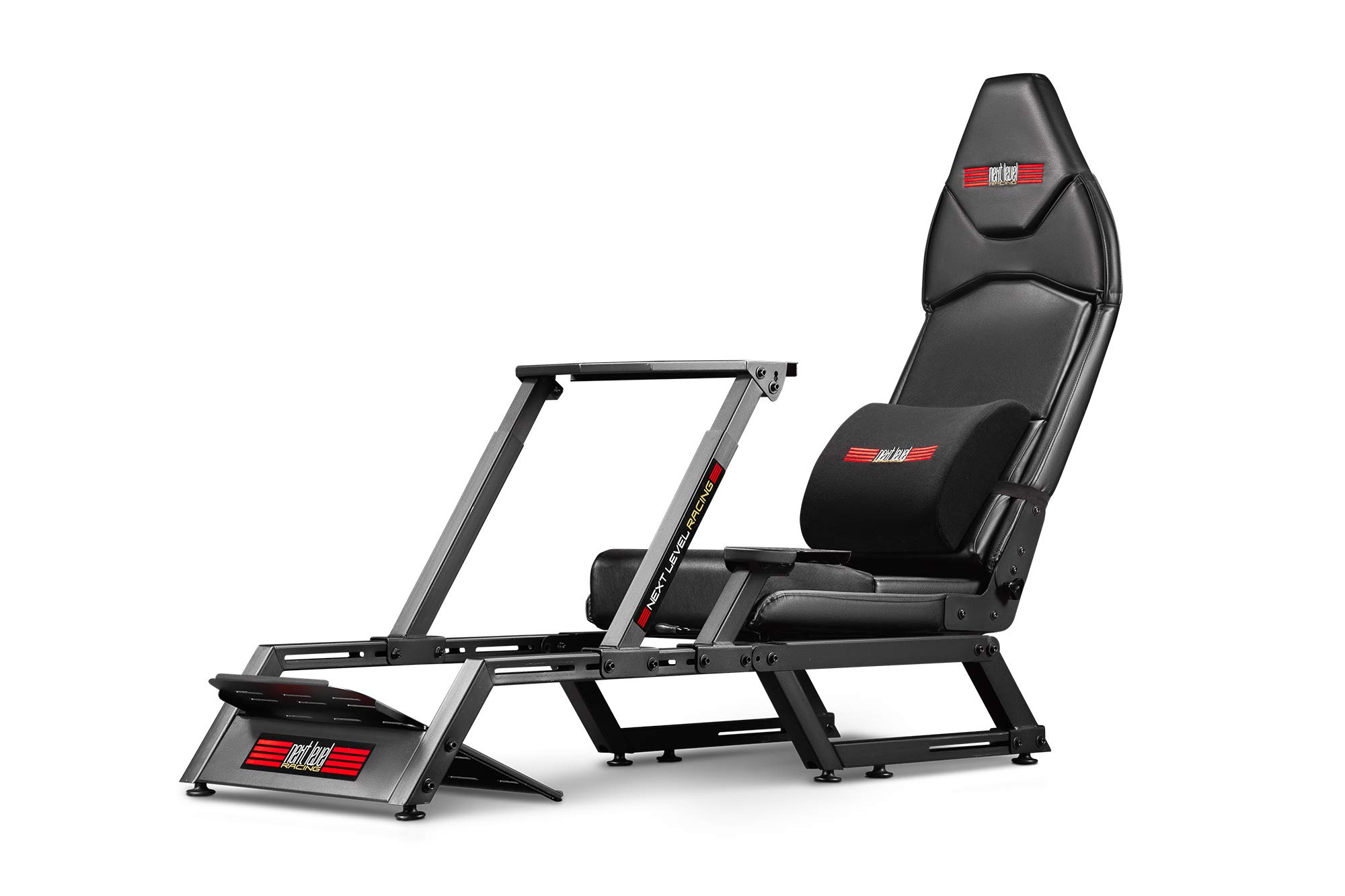 Next Level Racing F-GT Racing Simulator Cockpit and Monitor Stand Bundle