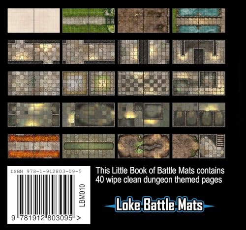 Loke Little Book of Battle Mats - Dungeon Edition