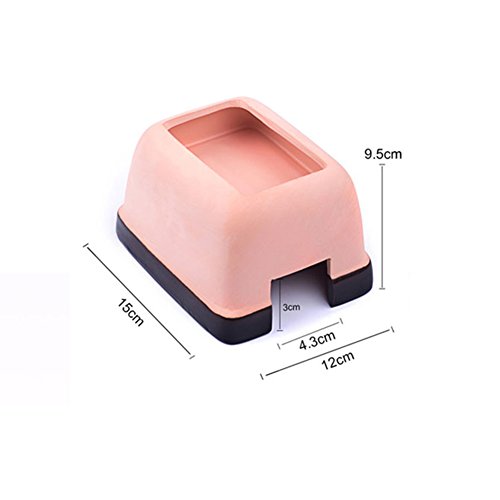 OMEM Reptiles Hideout Humidification Cave with Basin for Gecko (Large)