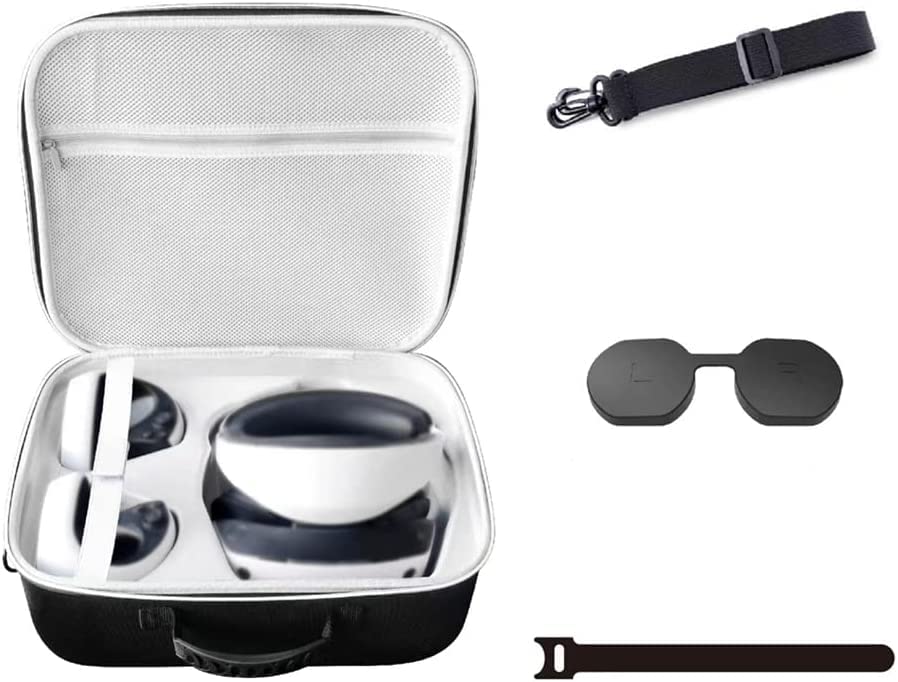 CJIABA Cover Case for PS VR2 EVA Hard Travel Protect Box Storage Bag Carrying Cover Case for PS VR2 All-in-one VR and Accessories Suitable for Travel and Home Storage
