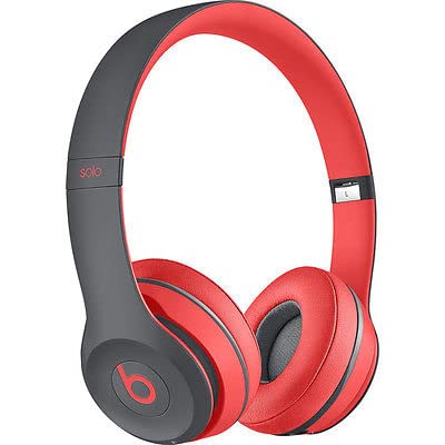 Beats Solo2 Wireless On-Ear Headphone - Siren Red (Renewed)