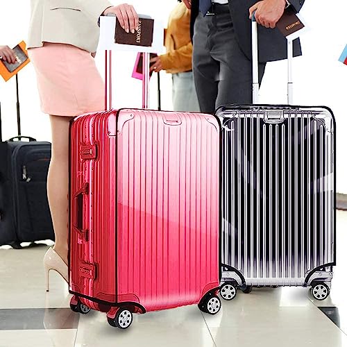 Esholife Luggage Covers for Suitcase Tsa Approved Clear PVC Waterproof Suitcase Covers Luggage Protectors 29-32Inch (27.16''H x 20.27''L x 12.40''W)
