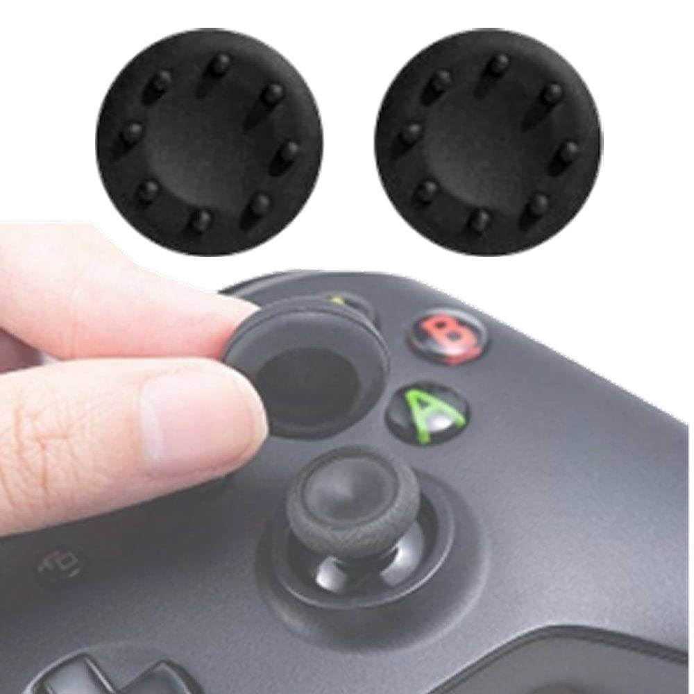 BEK Controller Replacement for Xbox 360 Controller Wireless Remote Gamepad, Non-Slip Joystick Thumb Grips, Double Shock, Live Play, Compatible with Microsoft Xbox 360 Slim PC Windows 10 8 7 (Black)
