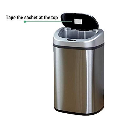 Green Piece - 12 Pack - Overstuffed - All-Natural Baby Diaper Pail Deodorizer | Activated Charcoal Air Purifier Compatible with Diaper Pails, Shoe Closets, Trash Cans, Pets - Made in The USA