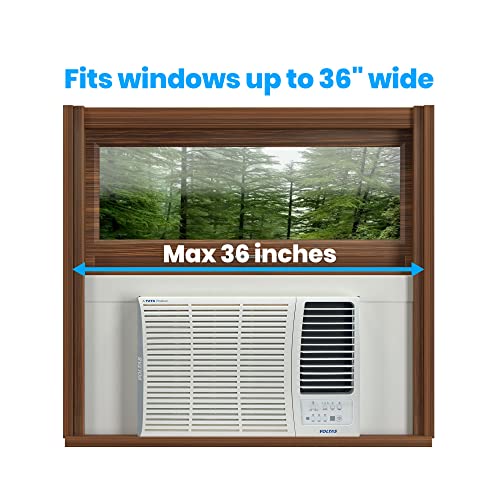 Breeze Stop Surround Insulation Side Panels White for Window AC Unit Indoor Air Conditioner Cover for Winter and Summer