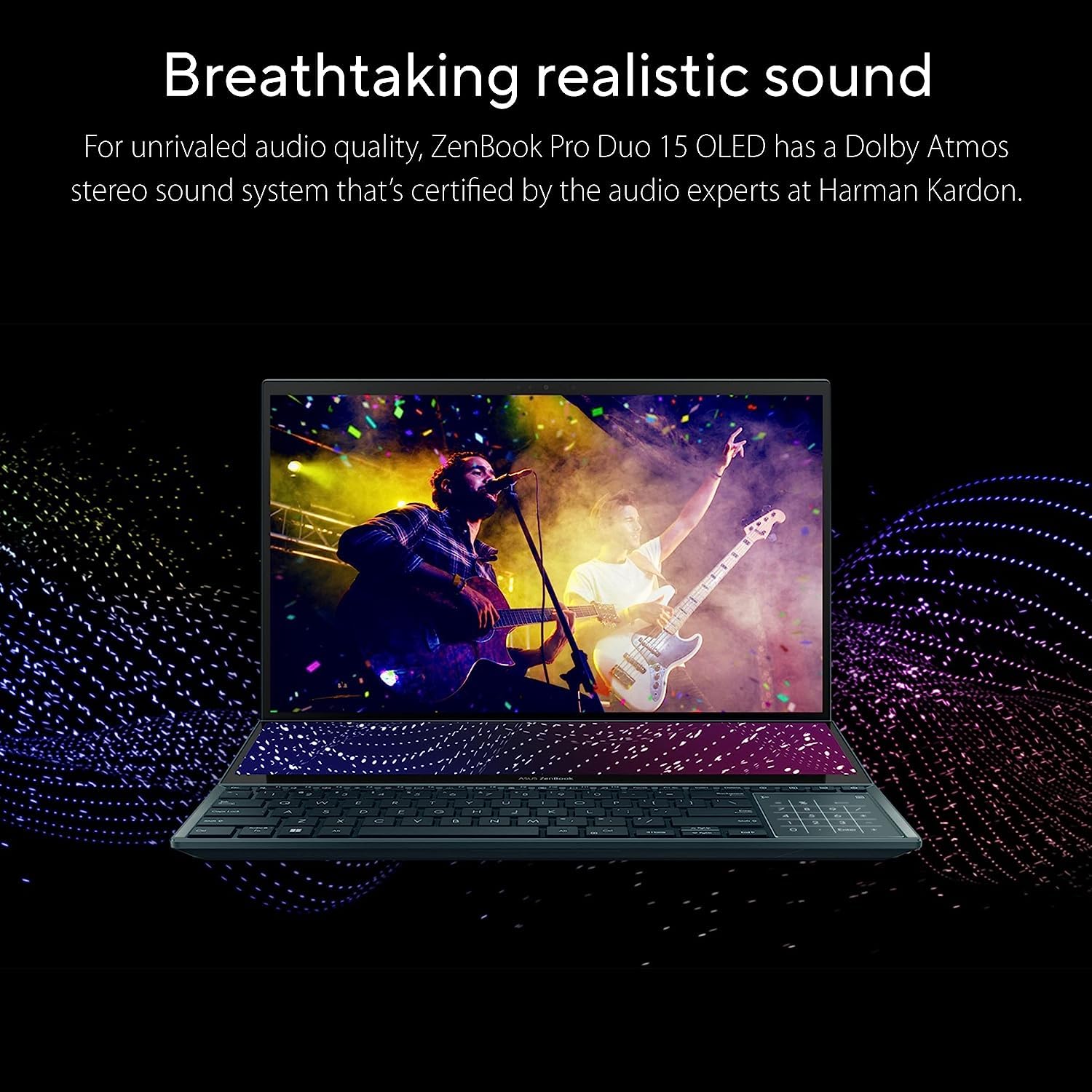 Asus ZenBook Pro Duo 15.6” OLED 4K UHD Touch Laptop, Intel 14Cores i7-12700H, NVIDIA GeForce RTX 3060, ScreenPad Plus, Harman/Kardon, Thunderbolt 4, Windows 11 Home (16GB RAM | 2TB PCIe SSD)