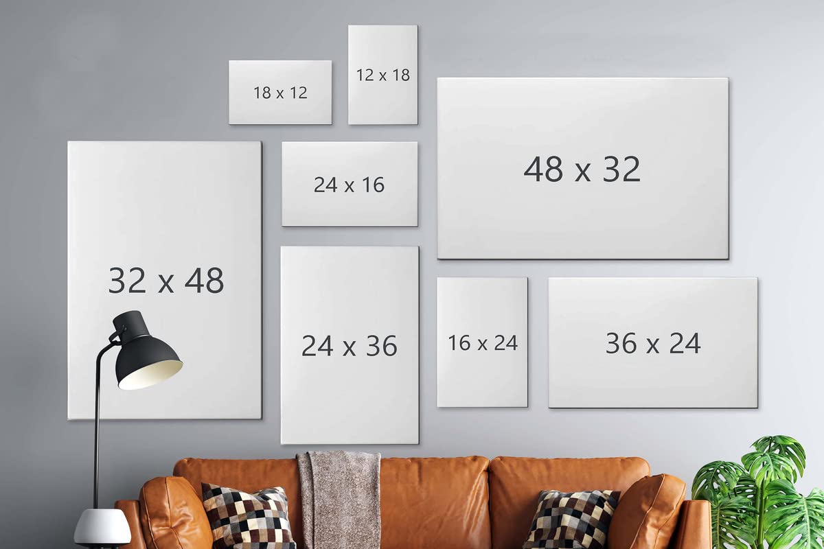 AVALZA Dad Wall Art Canvas, Personalized Father's Day Gift Print, Easy to Install, Multiple Sizes