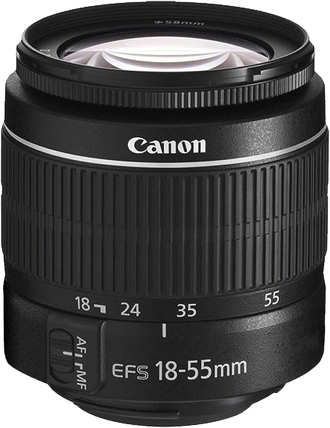 Canon EOS 4000D (Rebel T100) DSLR Camera w/Canon EF-S 18-55mm F/3.5-5.6 Zoom Lens + Case + Sandisk 64GB Memory Card + 3pc Filter Kit + Card Reader + Cleaning Kit (International Model) (Renewed)