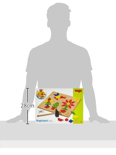 HABA Geo Shape Tack Zap Large Imaginative Design 100 Piece Set (Made in Germany)