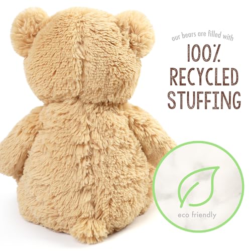 LotFancy Teddy Bear Stuffed Animal, 12 inch Brown Teddy Bear Plush Toy, Valentines Day Gifts for Girlfriend, Birthday for Kids