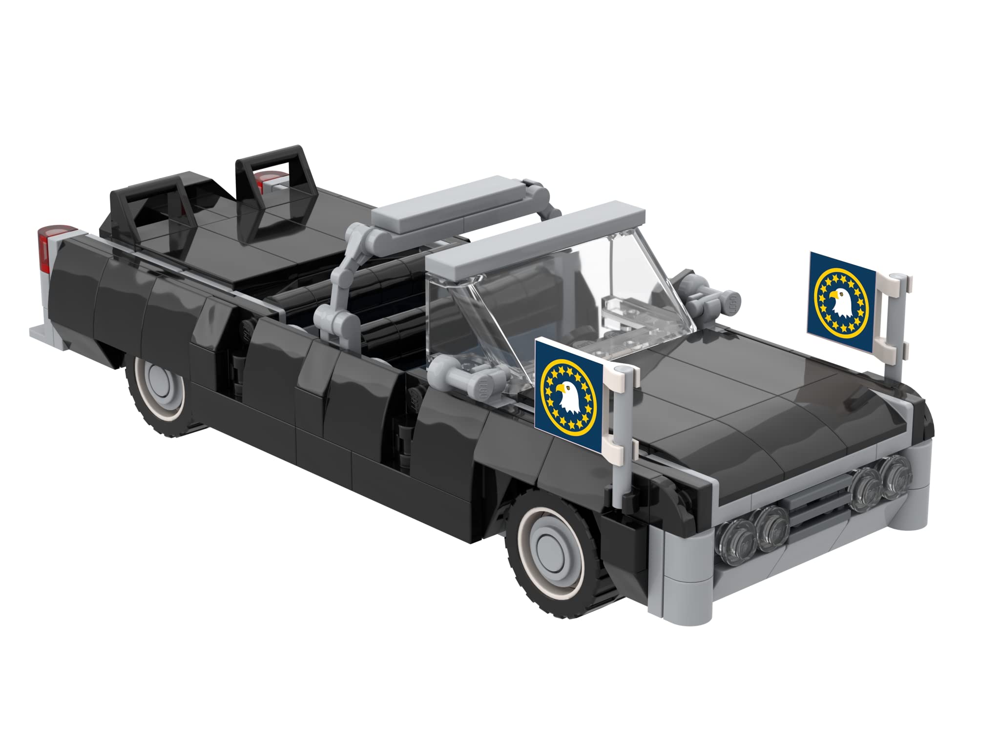 Brick Loot Presidential Limousine Limo Toy Building Blocks Set, 292 Pieces, Car Toys Limousine Toy Car Model Kit 100% Compatible with Lego and Other Major Brick Brands, for Adults & Kids Age 6+