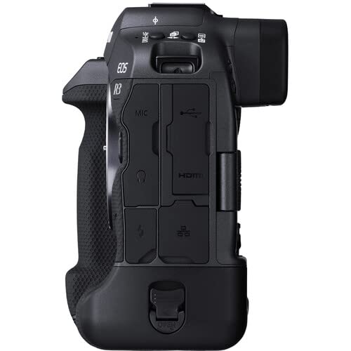Canon EOS R3 Mirrorless Camera (4895C002) + Sony 64GB Tough SD Card + Card Reader + LED Light + Corel Photo Software + HDMI Cable + Case + Flex Tripod + Hand Strap + Cap Keeper + More (Renewed)