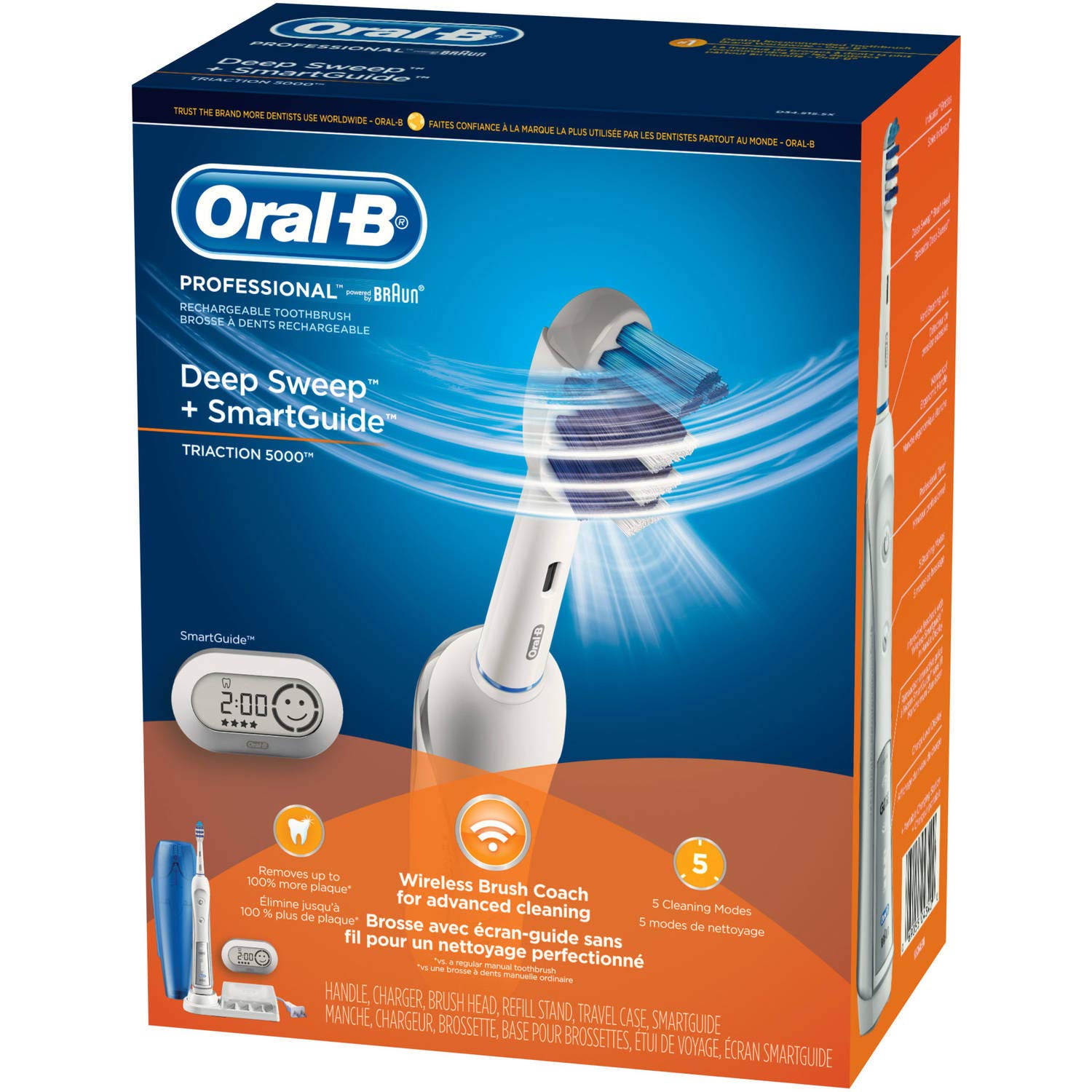 Oral-B Deep Sweep Electric Toothbrush, Ed-ko-43, 1 Count