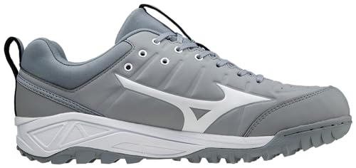 Mizuno mens All Surface Low Ambition 2 Turf Shoe, Grey-White, 10.5 US