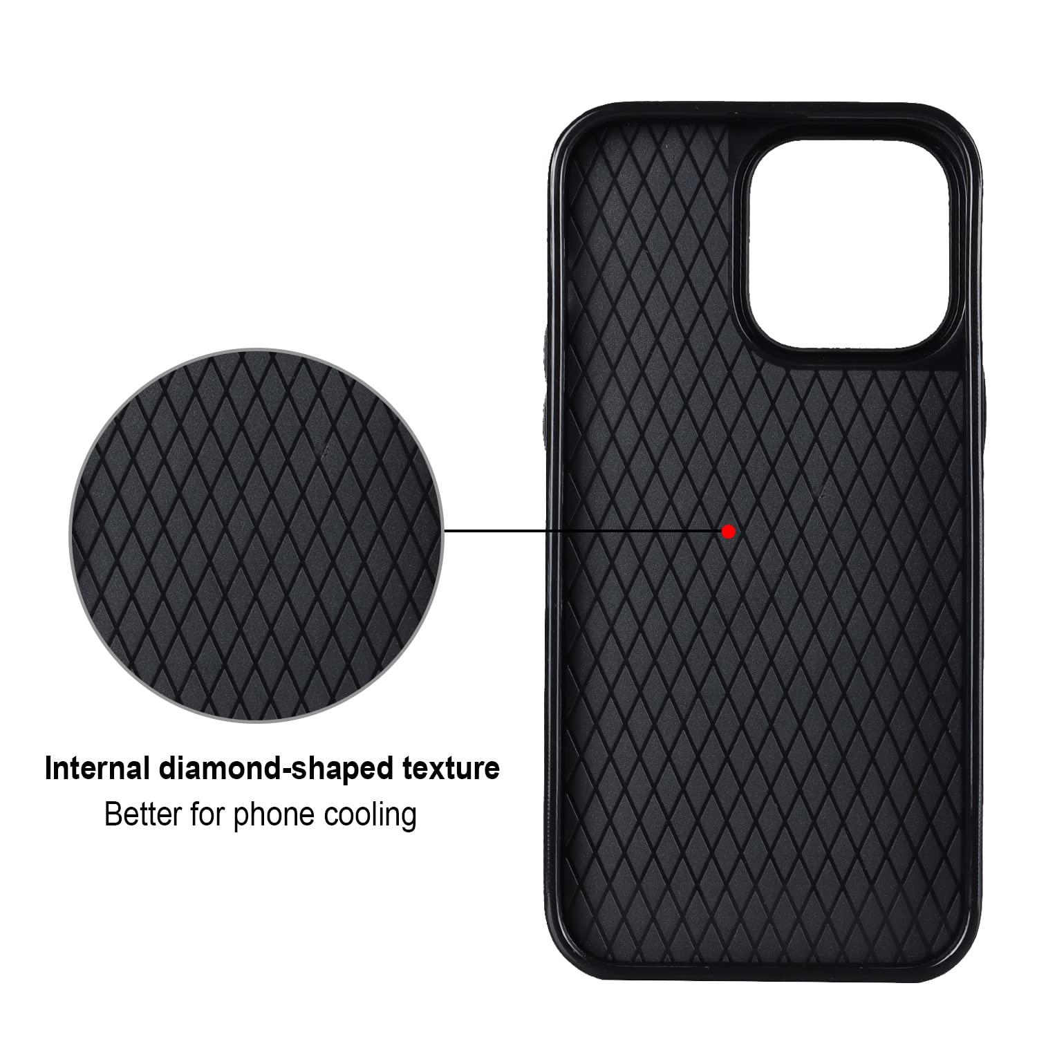 Asuwish Phone Case for iPhone 14 Pro Max 6.7 inch with Tempered Glass Screen Protector Ring Holder Kickstand Soft Quilted Leather Protective Cover iPhone14promax 5G i iPhone14 ProMax Women Men Black