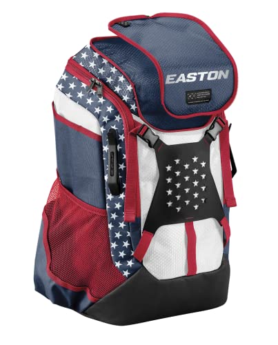 Easton | Walk-Off NX Backpack Bag Series | Adult | Team Logo Embroidery Panel | Stars & Stripes