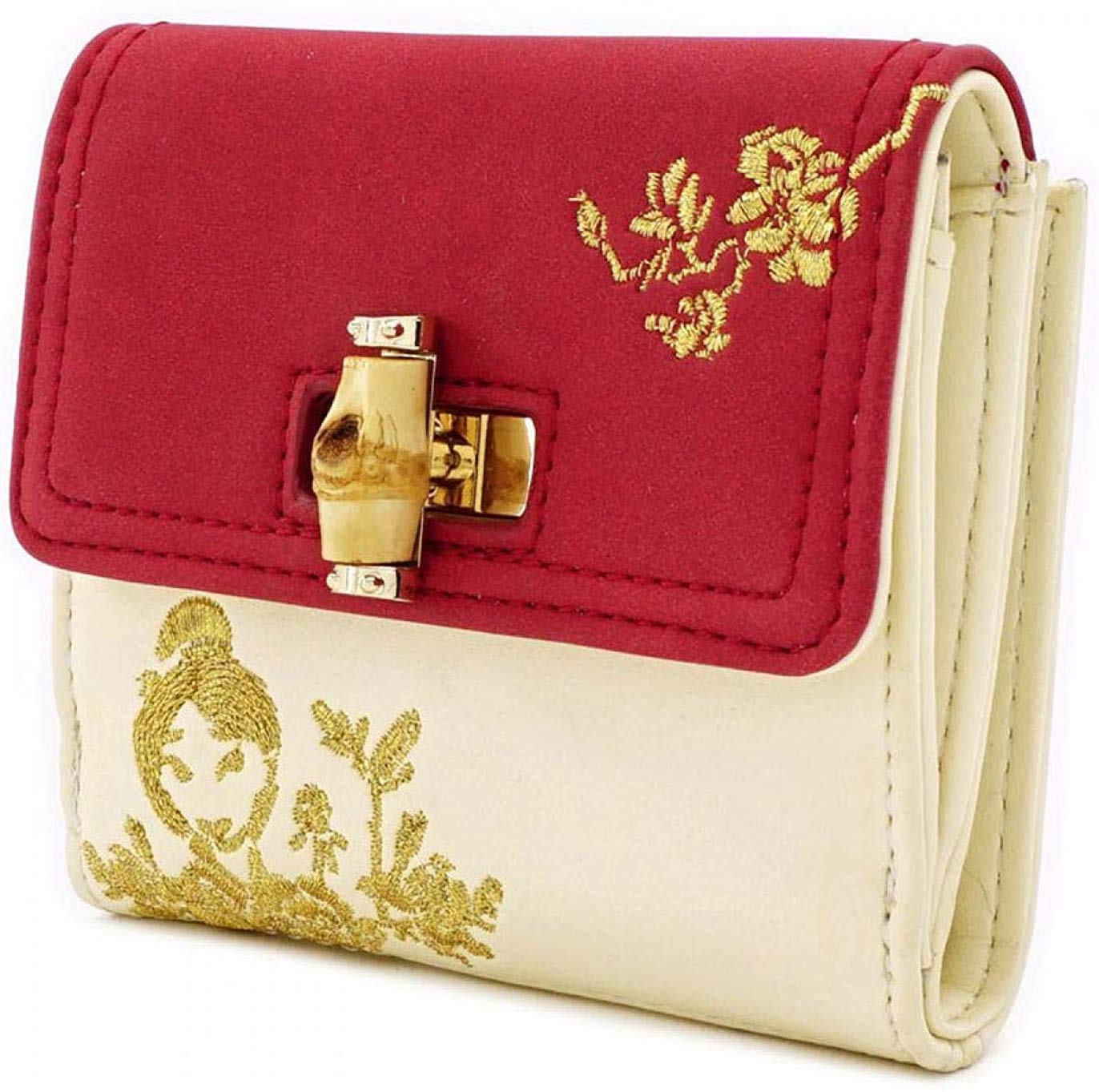 Loungefly Mulan Bamboo Lock Wallet, Multi, One Size