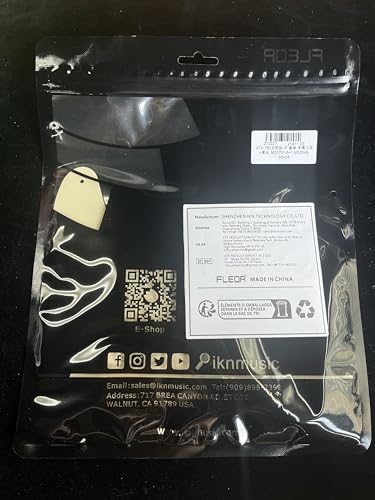 FLEOR 3Ply Cream 8 Hole TL Pickguard Guitar Humbucker Pick Guard HH with Screws Fit USA/Mexican Standard TL Style Guitar Part
