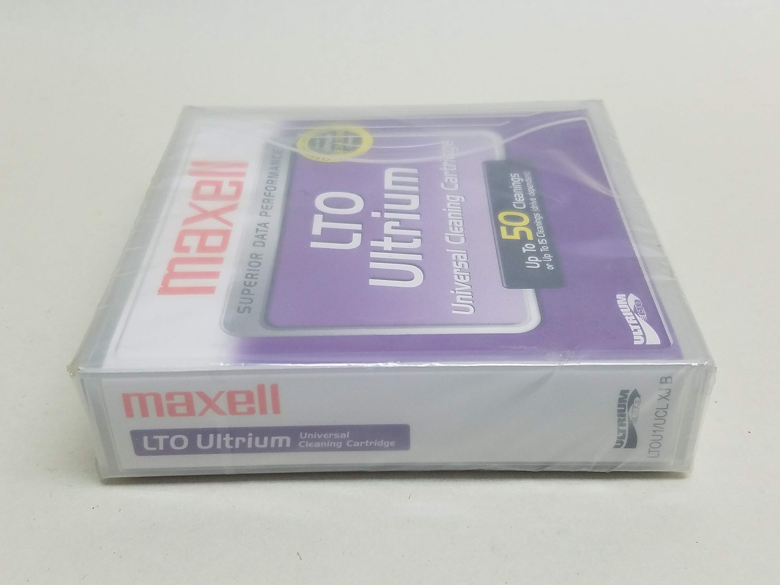 Maxell Universal Dry Process Cleaning Cartridge for LTO Ultrium 1, 2 & 3, 50 Uses (MAX183804)