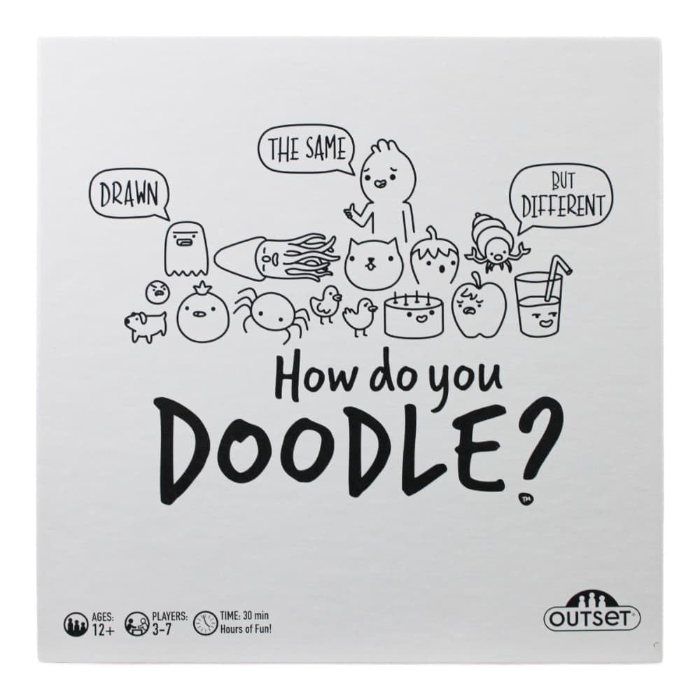 How Do You Doodle? Board Game - The Fast paced Drawing Game - for 3 to 7 Players Ages 12 and up by Outset