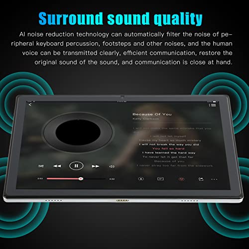 ciciglow 10 Inch Tablet, 6GB RAM 256GB ROM 5G Calling Tablet, 1920x1200 IPS HD Display, 10 Core CPU, 8MP 20MP Camera, for Android 11, 8800mAh, WiFi Bluetooth GPS (Blue)(US)
