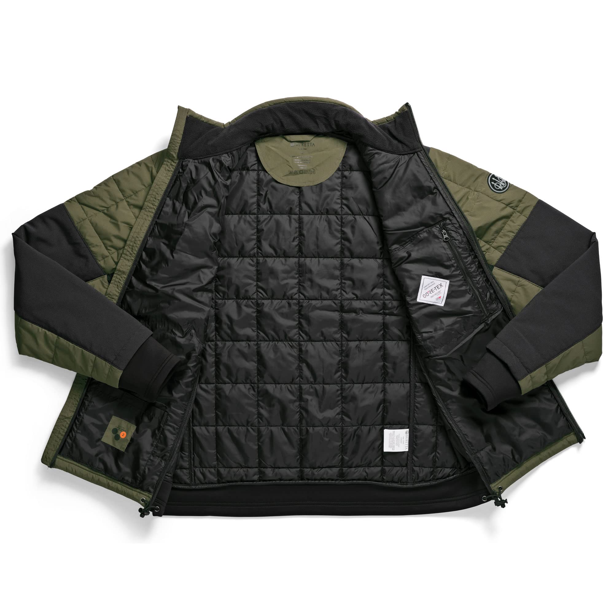 Beretta Men's Standard Wingbeat Insulator Gore-Tex Windproof Breathable Hunting Jacket, Green, Large