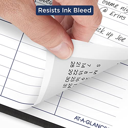 AT-A-GLANCE 2024 Monthly Planner, 8" x 12", Large, DayMinder, Black (G4700024)
