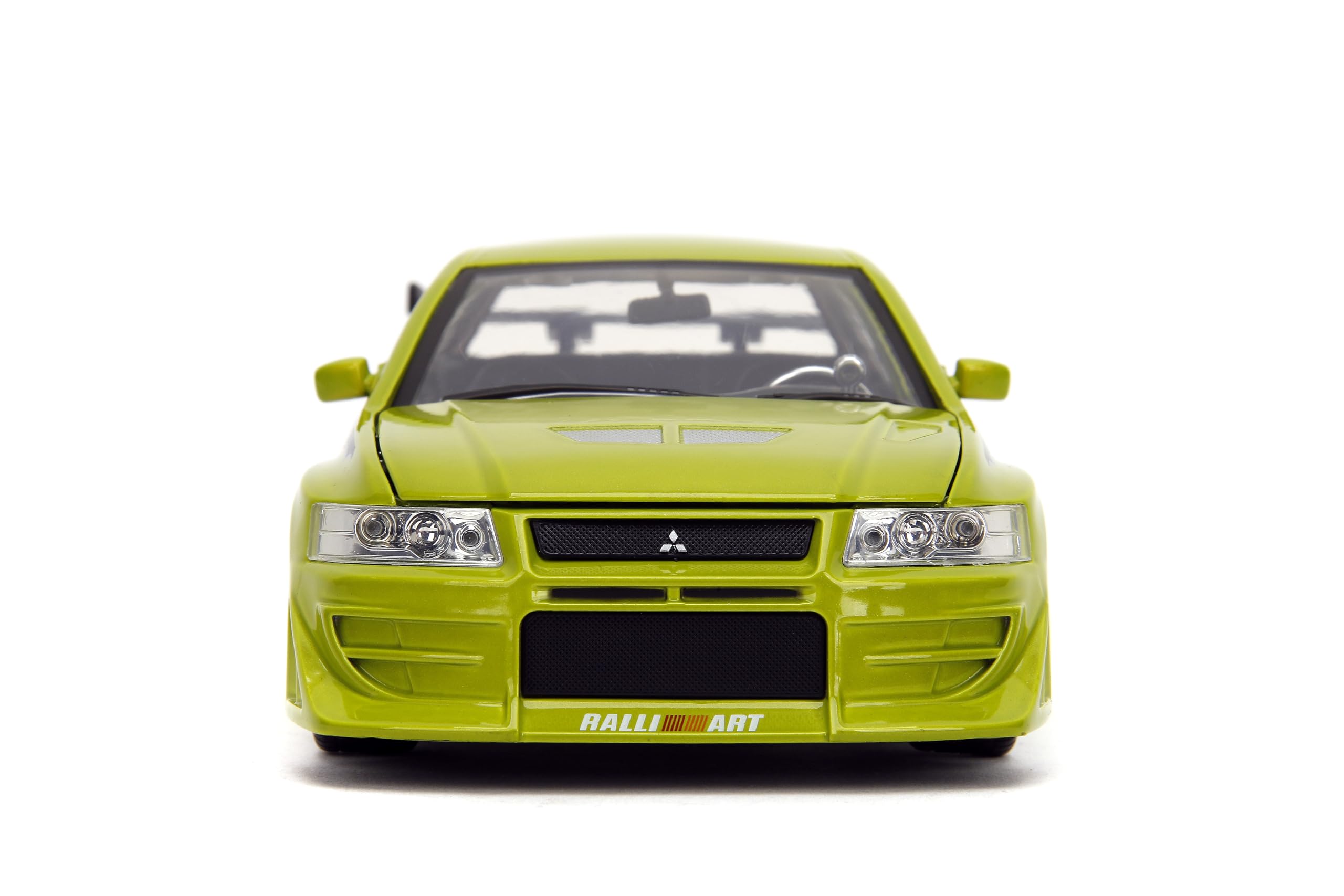 Jada Toys Fast & Furious 1:24 Brian's Mitsubishi Lancer Evolution VII Die-cast Car, Toys for Kids and Adults, Lime Green (99788)