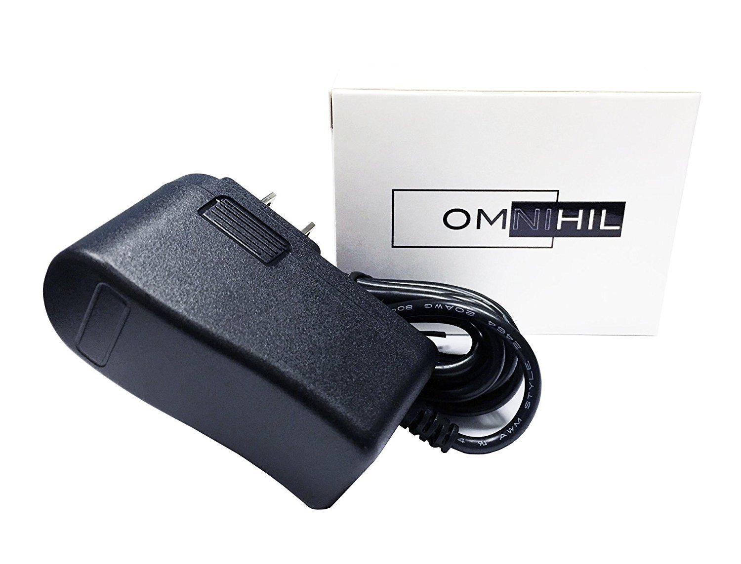 OMNIHIL 8 Feet AC/DC Power Adapter Compatible with O2-Cool 10-Inch Portable Fans Power Supply