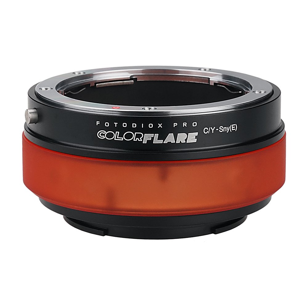ArtFX ColorFlare Adapter for Contax/Yashica (CY) SLR Lens to Sony Alpha E-Mount Mirrorless Camera Body - Light Leak/Flare Inducing Adapter from Fotodiox Pro