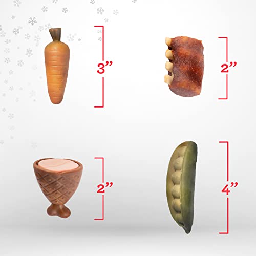 DreamBone Holiday Favorites, 4 Count, Made with Real Chicken, Rawhide-Free Chews for Dogs