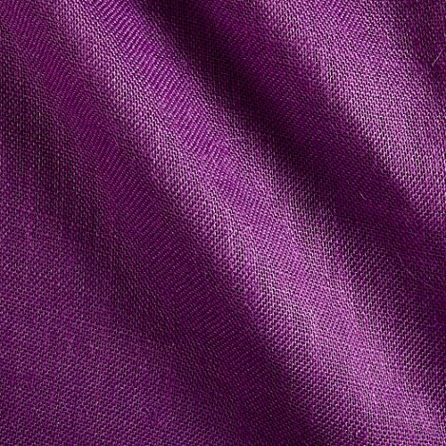 James Thompson 60in Sultana Burlap Purple Fabric By The Yard