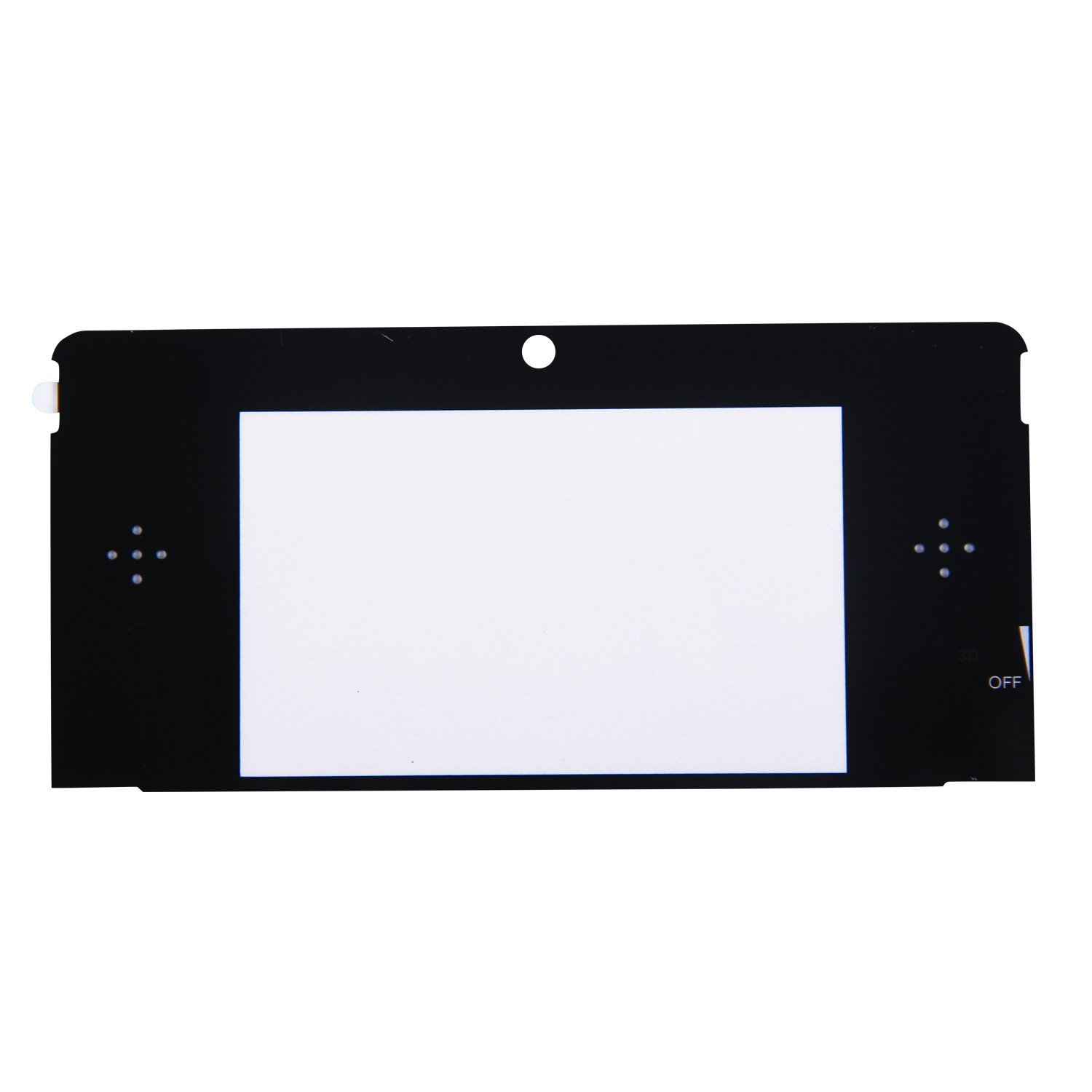 eJiasu Plastic Screen Protector Lens Cover Replacement Faceplate for 3DS Top Screen (1pc)