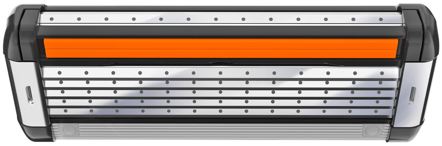 BIC Hybrid 5 Flex Refillable Men's Razor, 1 Weighted Handle and 10 Nano-Tech Titanium 5-Blade Refills with Precision Blade - Bundle of 1+10 Multicolor
