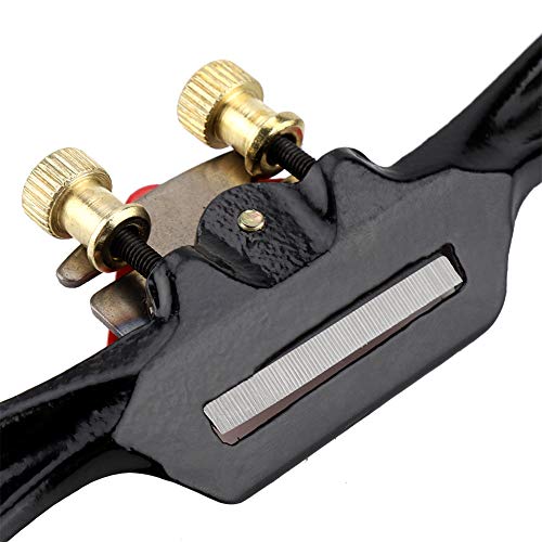 Fdit 9"/215mm Adjustable Hand Planer Spoke Shave Manual Woodworking Tool Hand Tool