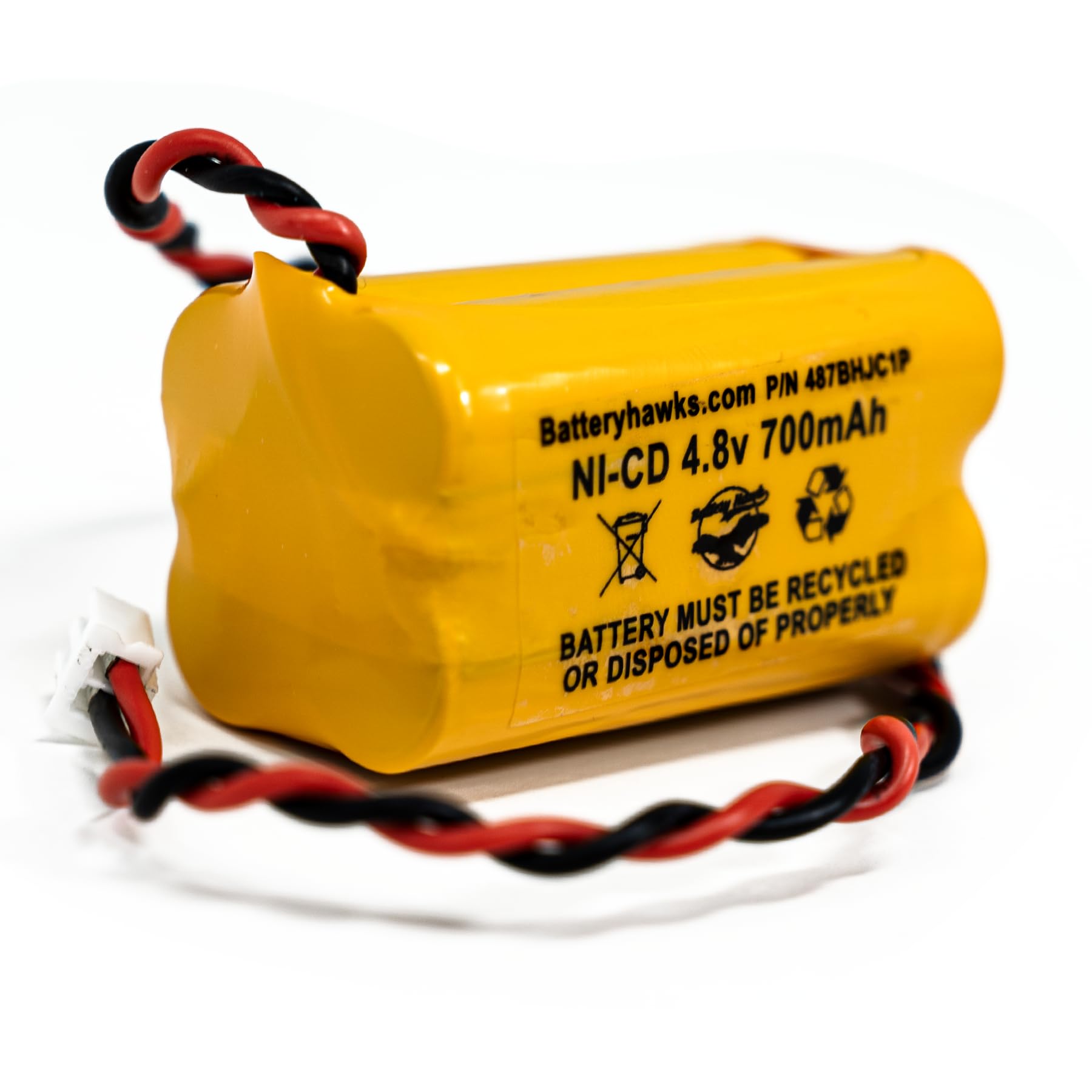 Battery Hawk (4 Pack) Ni-CD Unitech AA500MAH BL93NC487 DAA700MAH4.8V BST 4.8v 700mAh D-AA500mAh AA600mAh ELB-B006