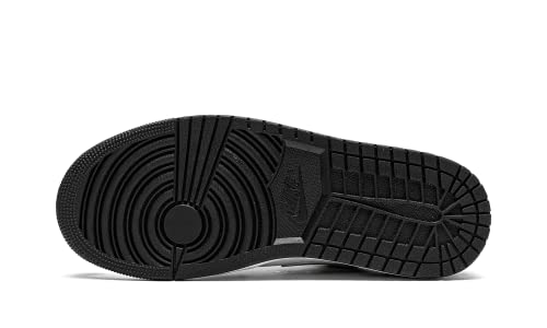 Nike Men's Air Jordan 1 Low Black/Particle Grey, Black/Particle Grey/White, 12