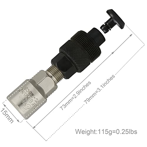 BikeHand Bike Bicycle Crank Puller - Crank Removal Tool - for MTB Mountain Road Bikes with Square Taper Bottom Bracket and Splined ISIS Drive, Octalink - New Model