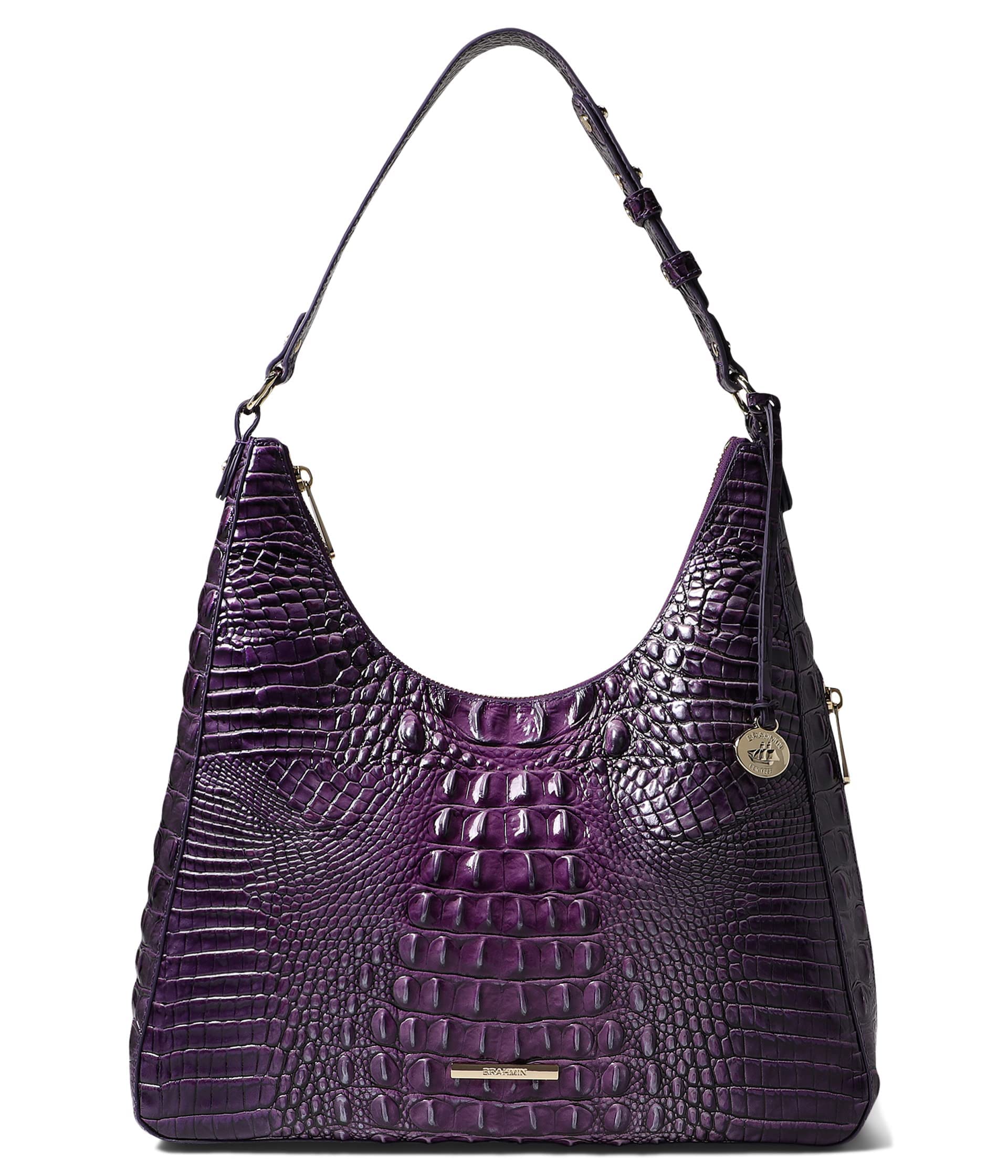 BRAHMIN Ombre Melbourne Tabitha Shoulder Bag Ultraviolet One Size