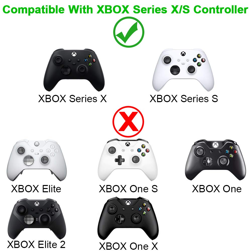 Battery Pack for Xbox Series Controller, Megadream Single 1000mAh Rechargeable Battery with LED Charge Indicator & USB C Charging Cable, 15 Hours Play Time for Xbox Series X/S Controller